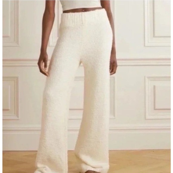 SKIMS | Pants & Jumpsuits | Nwt Skims Cozy Knit Pants Women Size Lxl ...